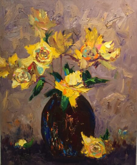 YELLOW ROSES by Graydon Foulger – Acosta Strong Fine Art