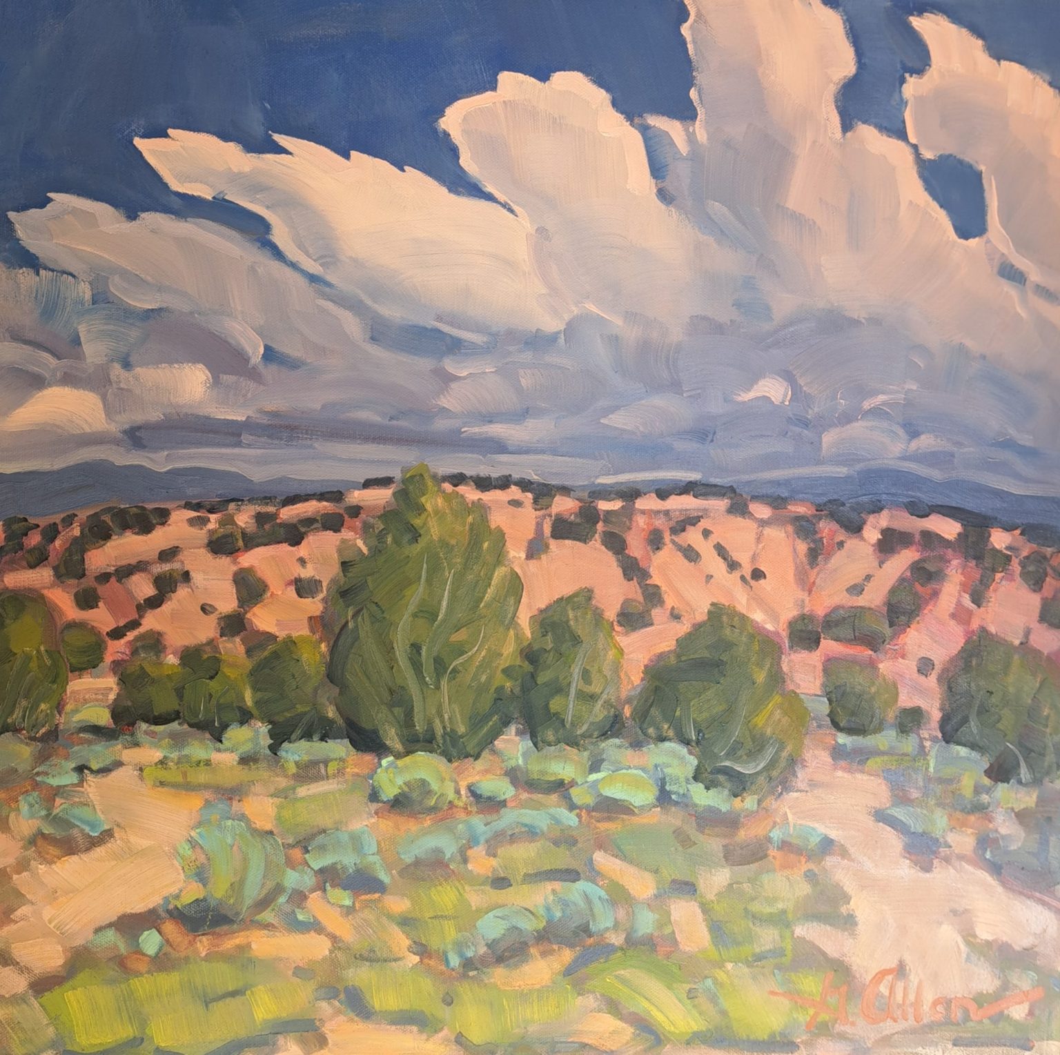 “CALM BEFORE THE STORM” – By Greg Allen – Acosta Strong Fine Art