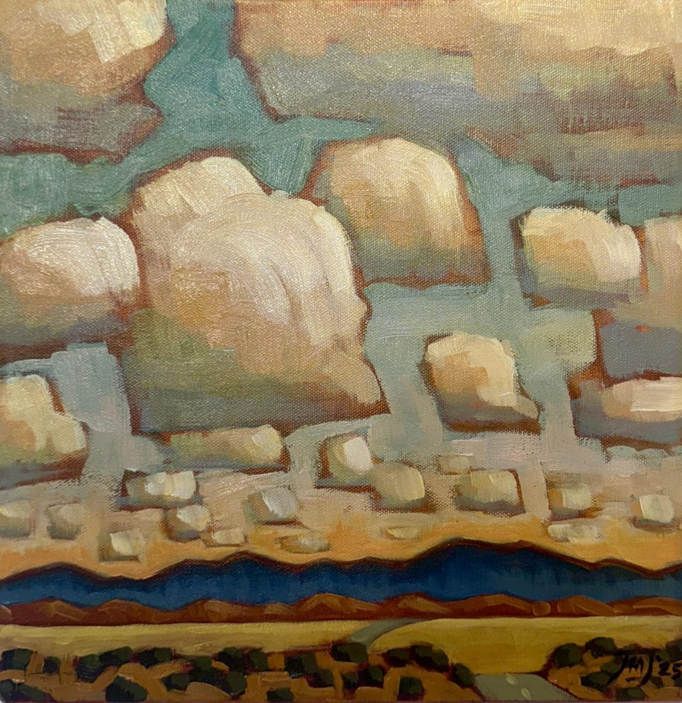 A BUSY DAY (STUDY) – BY JIM JENNINGS – Acosta Strong Fine Art