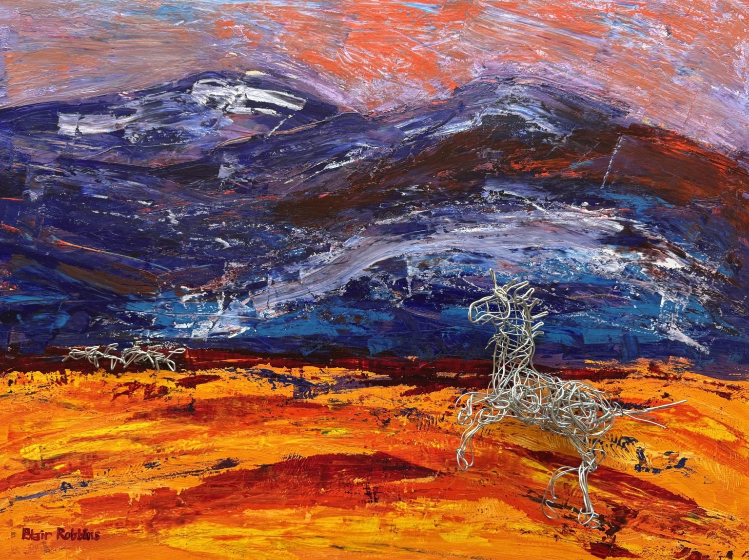 “BOUNDLESS STRIDE” by Blair Robbins – Acosta Strong Fine Art
