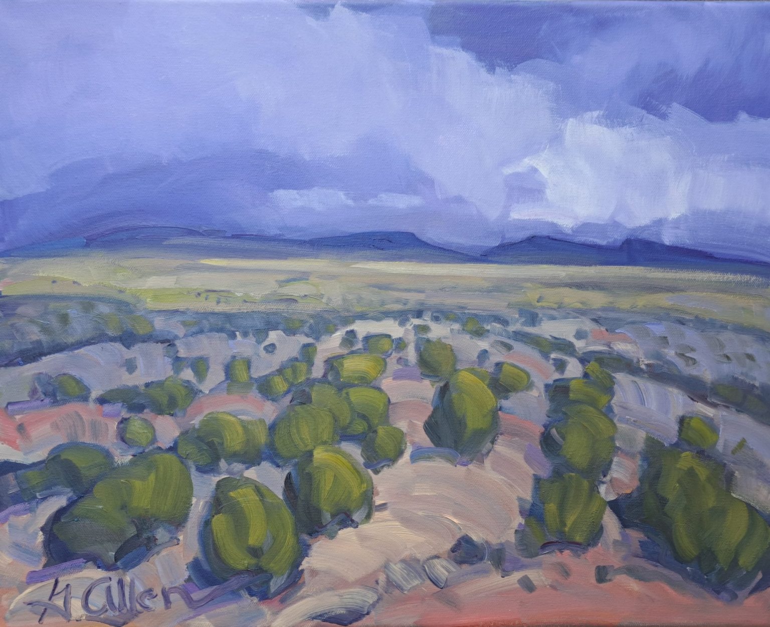 “GOOD CHANCE OF RAIN” – BY GREG ALLEN – Acosta Strong Fine Art