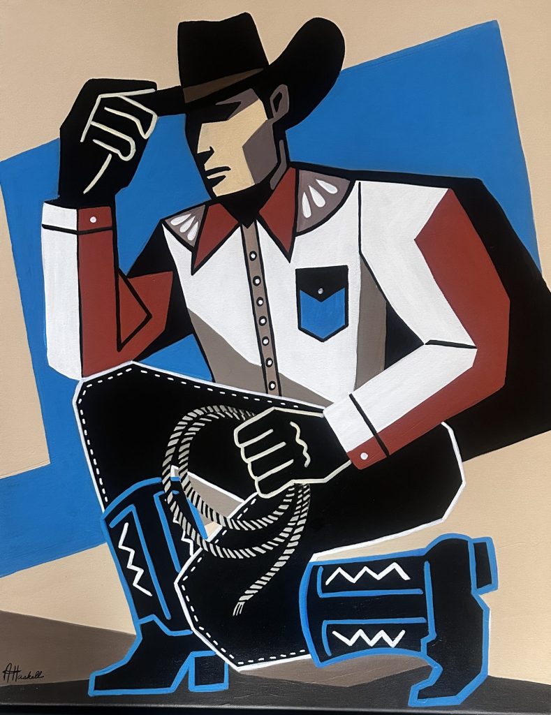 COWBOY HANK – BY ANGIE HASKELL – Acosta Strong Fine Art