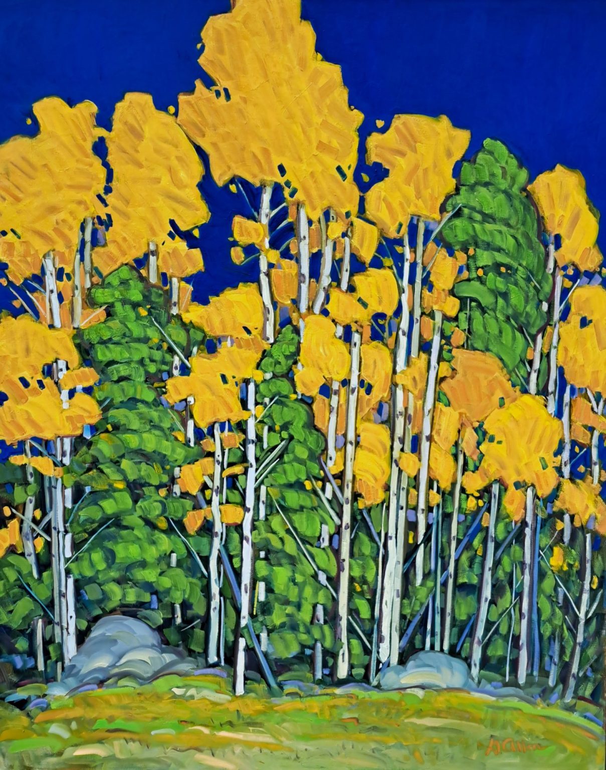 “ASPEN GOLD” – BY GREG ALLEN – Acosta Strong Fine Art