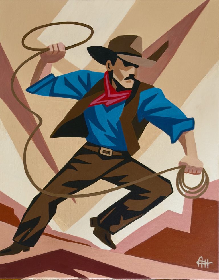 ATOMIC COWBOY – BY ANGIE HASKELL – Acosta Strong Fine Art