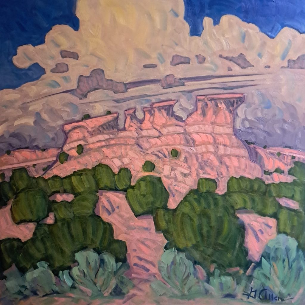 “STORM OVER THE BADLANDS” – BY GREG ALLEN – Acosta Strong Fine Art