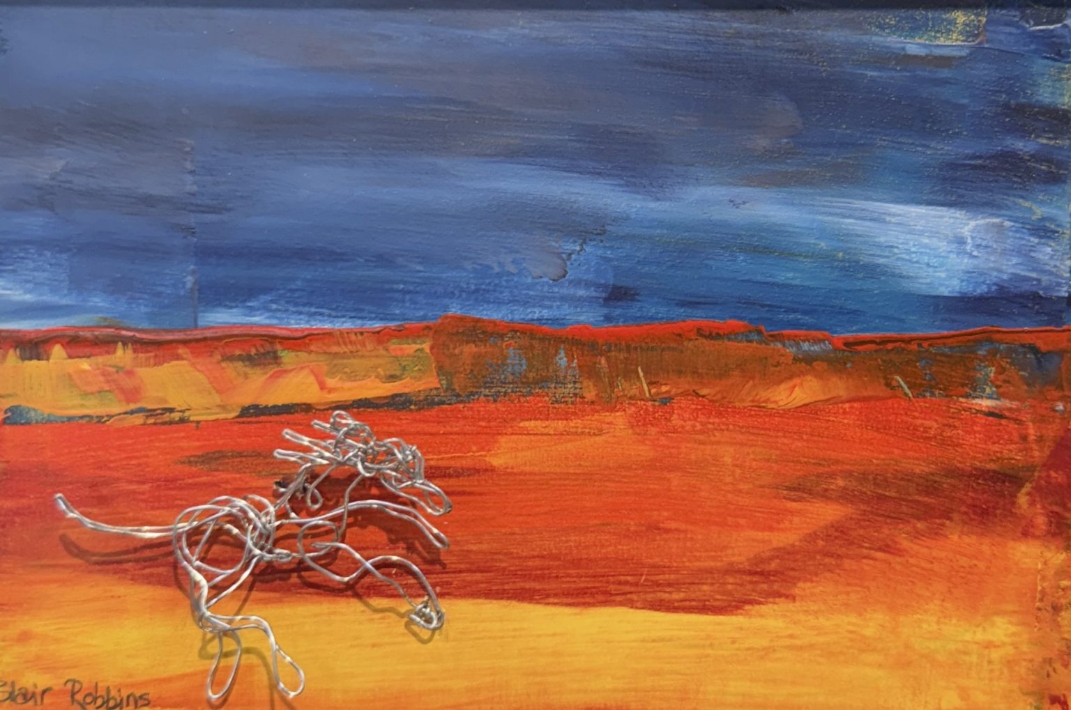“WILD KIN ON THE PAINTED PLAIN” (Panel 1) by Blair Robbins – Acosta ...