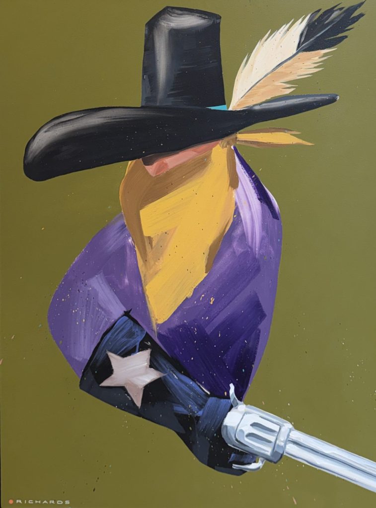 “HIS LINES WERE GRAY” BY BRAD RICHARDS – Acosta Strong Fine Art